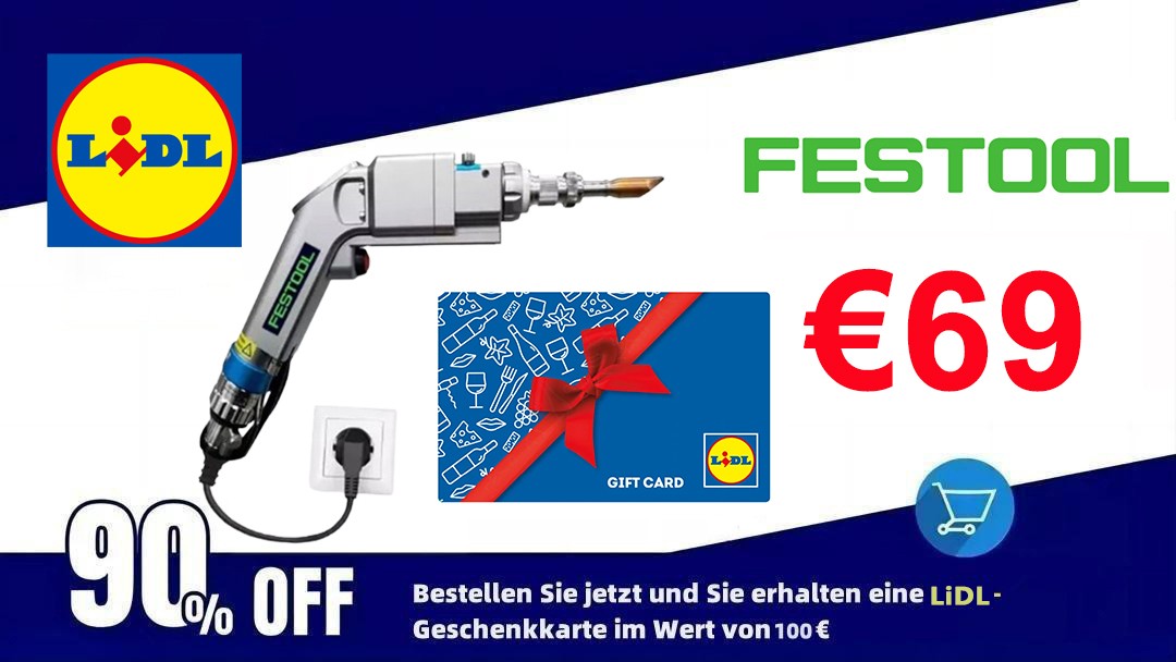 [Inaugurazione nuovo negozio LIDL + celebrazione 100 anni FESTOOL ...